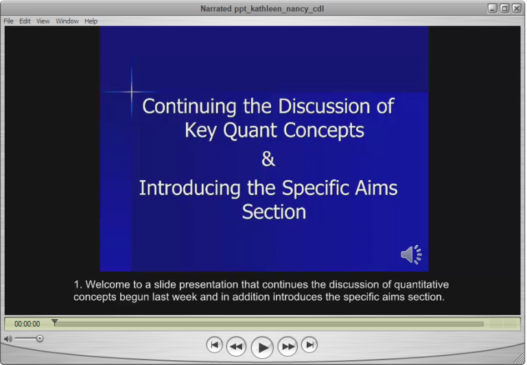 Create Accessible Narrated PowerPoint for Content Delivery Online - TOPR