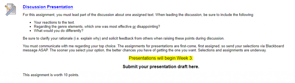 Ask Students to Lead the Online Discussion - TOPR