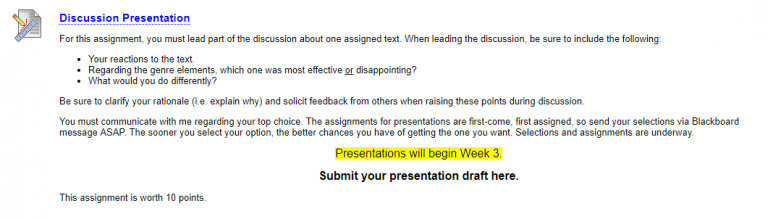 Ask Students to Lead the Online Discussion - TOPR