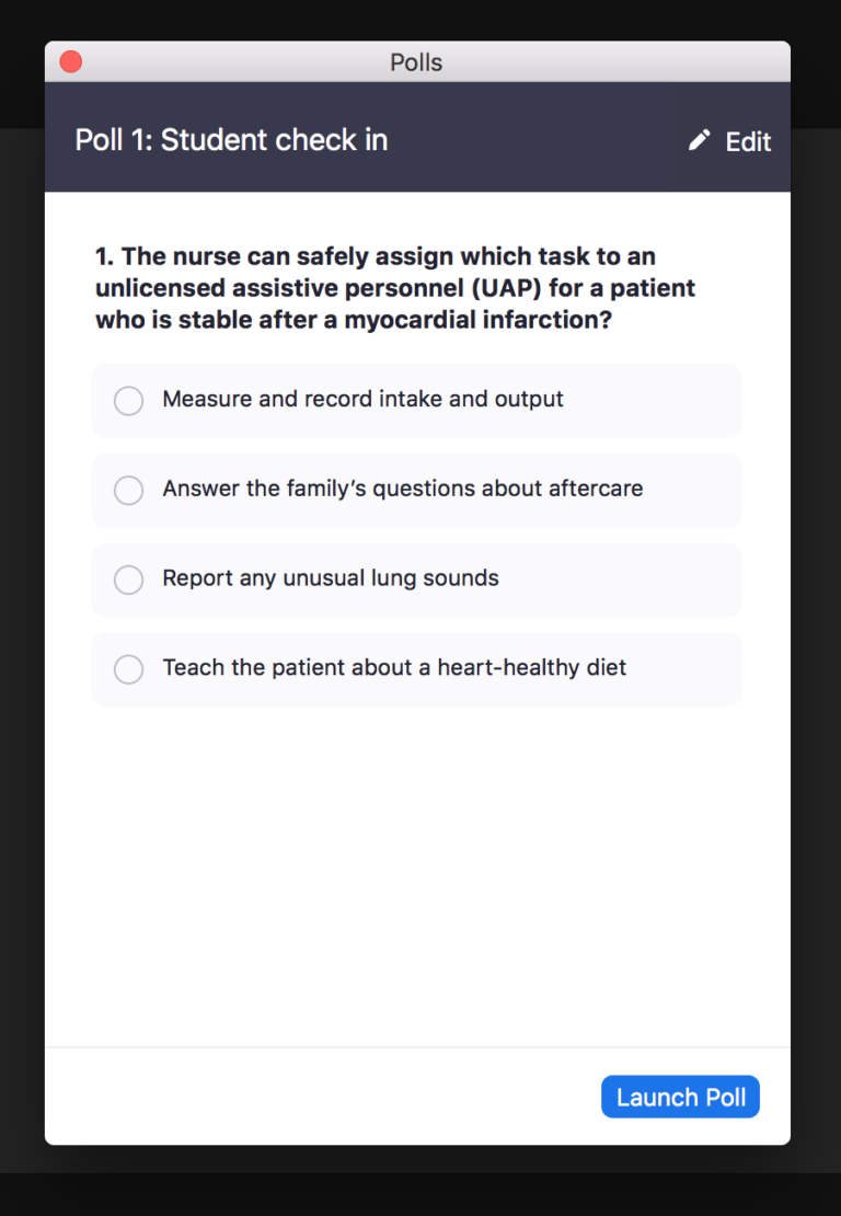 Using Zoom Polling Feature to Increase Student Engagement and Learning ...