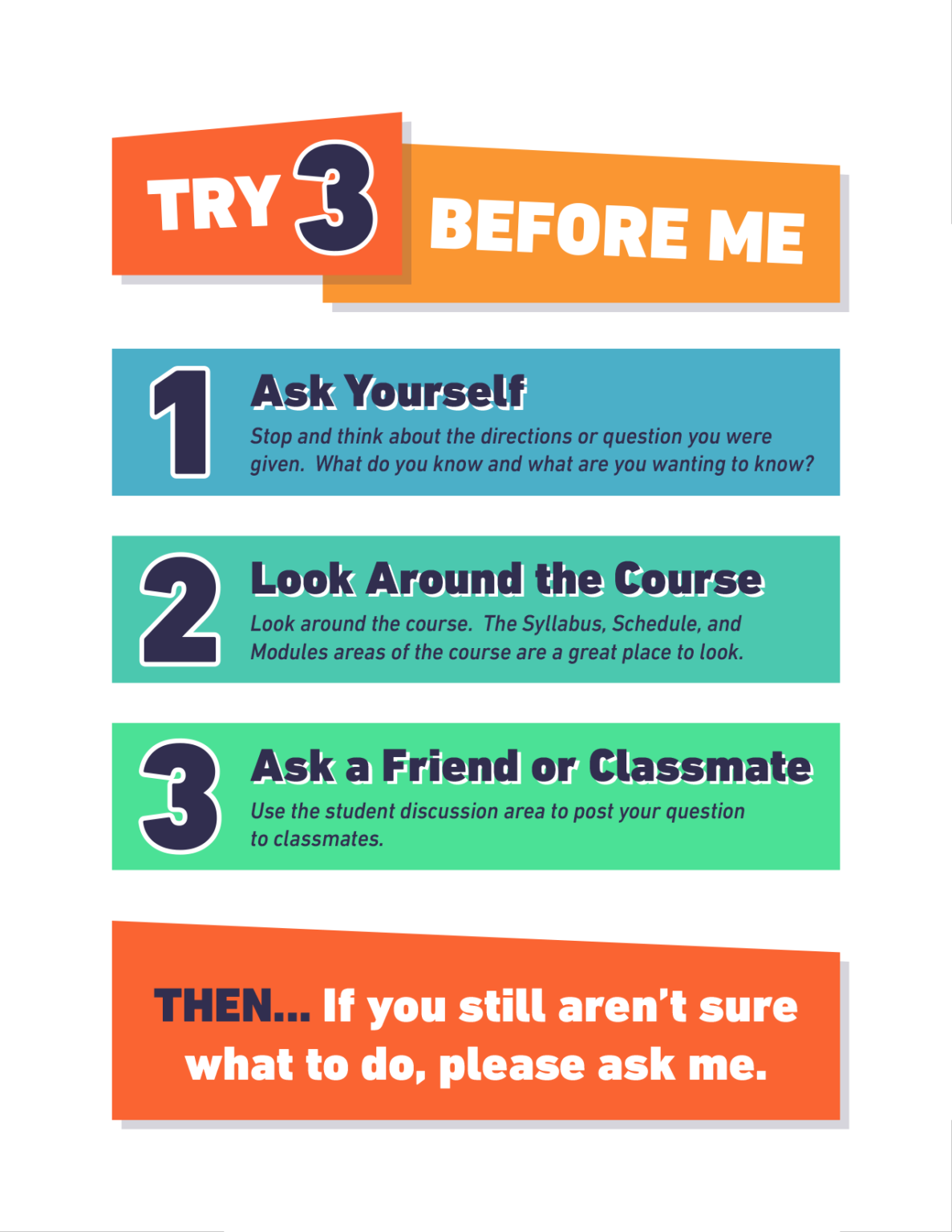 Use Three-Before-Me as a Communication Strategy in a Large Class - TOPR